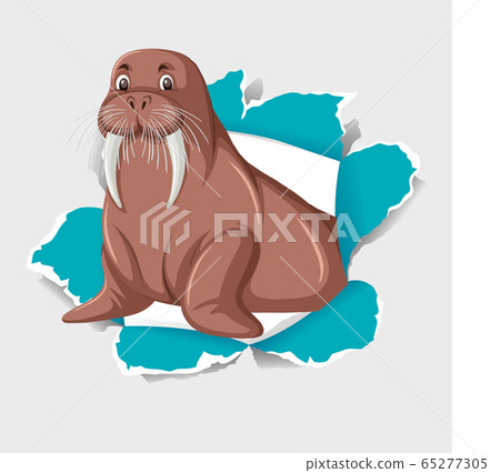 Walrus Template Walrus Craft Arctic Animals In Winter Activities