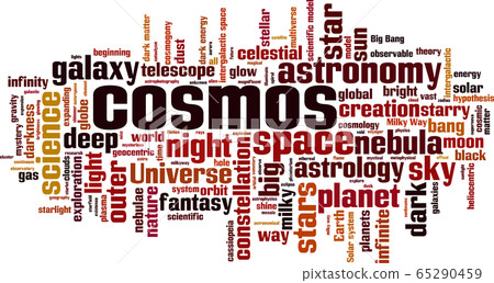 Cosmos word cloud - Stock Illustration [65290459] - PIXTA