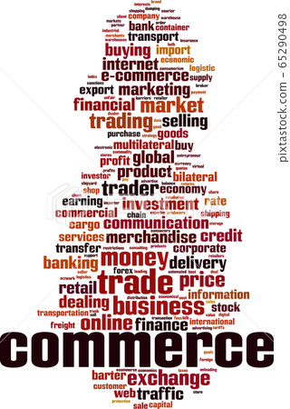 Commerce word cloud - Stock Illustration [65290498] - PIXTA