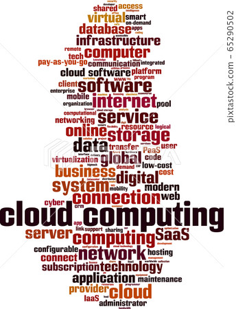 Cloud computing word cloud - Stock Illustration [65290502] - PIXTA