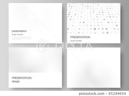 Vector layout of presentation slides design - Stock Illustration ...