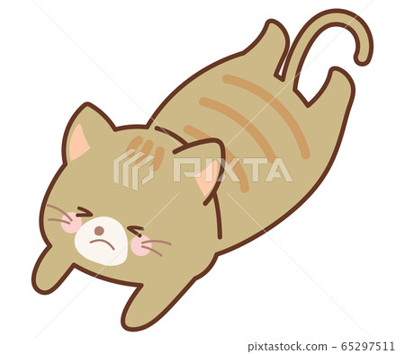 Falling cat - Stock Illustration [65297511] - PIXTA