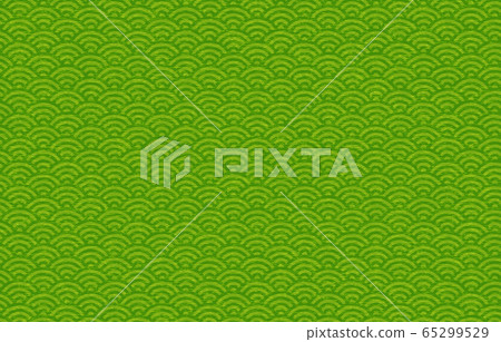 Green Japanese paper and Japanese pattern:... - Stock Illustration ...