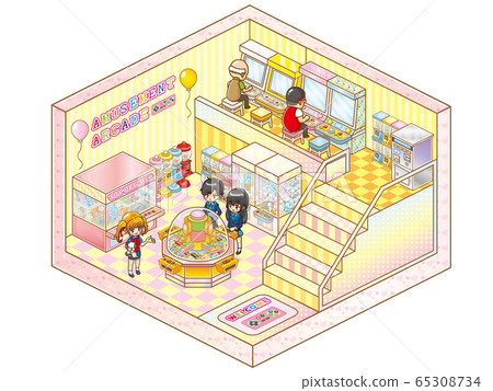 Game center - Stock Illustration [65308734] - PIXTA