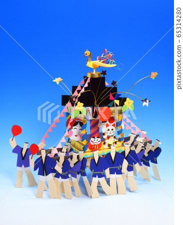 Festival Mikoshi - Stock Illustration [65314280] - PIXTA