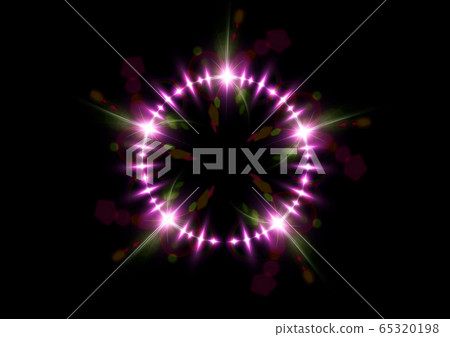 Abstract red circular light - Stock Illustration [65320198] - PIXTA