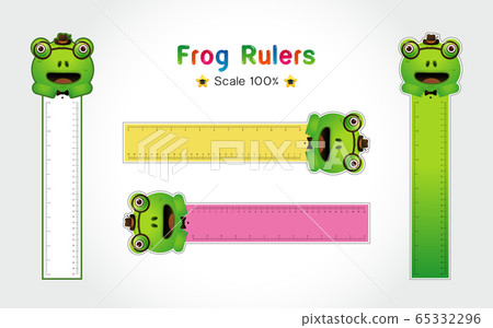 Rulers Inch and metric rulers Vector isolated set - Stock Illustration ...