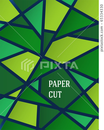 Abstract background in paper style. Poster with - Stock Illustration ...