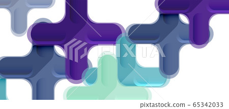 Glossy multicolored plastic style cross... - Stock Illustration ...