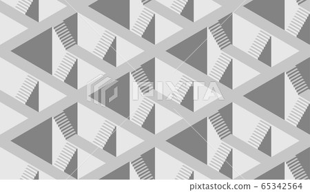 Seamless pattern with stairs making an optical - Stock Illustration ...