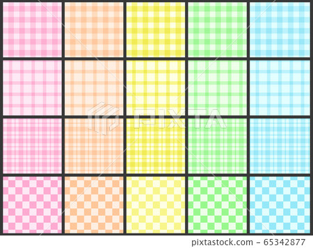 Pastel check 20 - Stock Illustration [65342877] - PIXTA