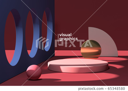 3D rendering colorful background 046 - Stock Illustration [65348580 ...