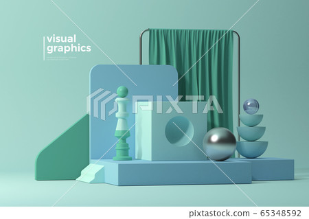 3D rendering colorful background 044 - Stock Illustration [65348592 ...
