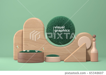 3D rendering colorful background 031 - Stock Illustration [65348607 ...