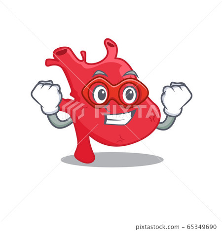 A cartoon character of heart performed as a... - Stock Illustration ...