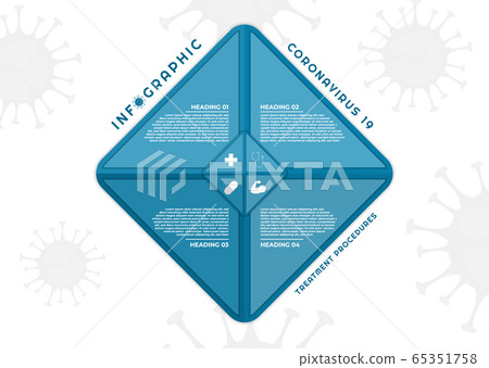 Infographic modern square shape for medical - Stock Illustration ...