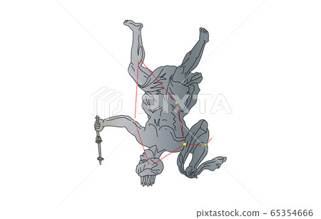 88 constellation Cepheus - Stock Illustration [65354666] - PIXTA