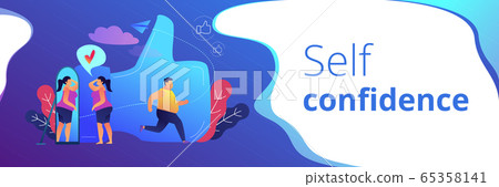 Body positive header or footer banner. - Stock Illustration [65358141 ...