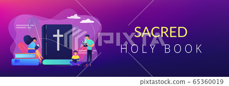 Holy bible concept banner header. - Stock Illustration [65360019] - PIXTA