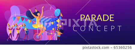 Parade concept banner header. - Stock Illustration [65360256] - PIXTA