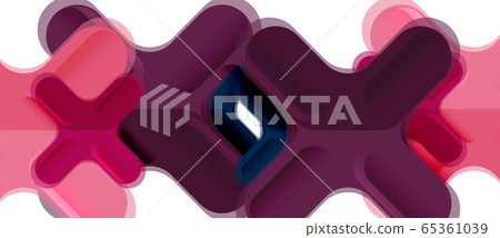 Glossy multicolored plastic style cross... - Stock Illustration ...