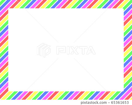 5 color slash frame 4 - Stock Illustration [65361653] - PIXTA