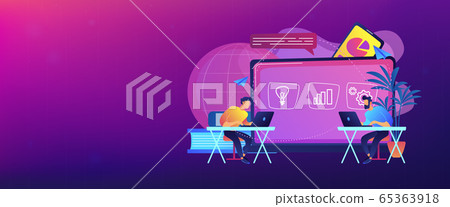 Digital learning header or footer banner. - Stock Illustration ...