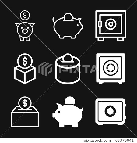 Moneybox icon. Modern flat design isolated on - Stock Illustration ...