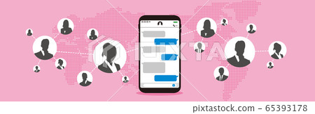 vector, vectors, SNS - Stock Illustration [65393178] - PIXTA