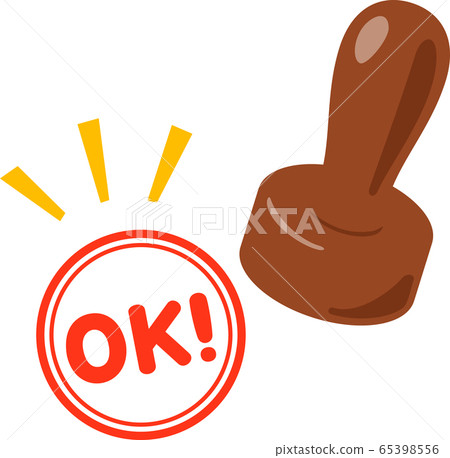 OK stamp - Stock Illustration [65398556] - PIXTA