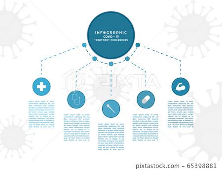 Infographic for medical geometric circle shape - Stock Illustration ...