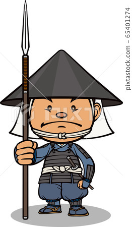 Ashigaru 2 head and body - Stock Illustration [65401274] - PIXTA
