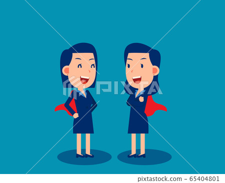 Team with ready to work. Brave and optimistic - Stock Illustration ...