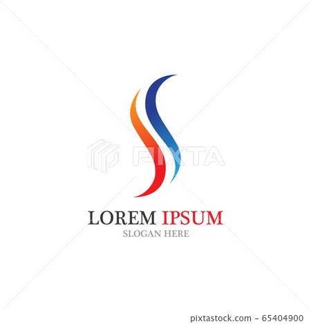 S logo Template vector icon - Stock Illustration [65404900] - PIXTA