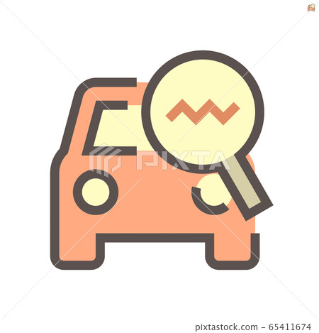 Used car vector icon design, 48X48 pixel perfect - Stock Illustration ...