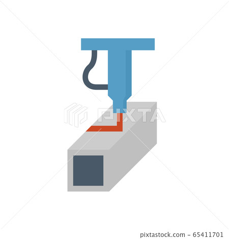 pipe cutting icon - Stock Illustration [65411701] - PIXTA