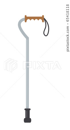 Cartoon flat pair of quad cane isolated on white - Stock Illustration ...