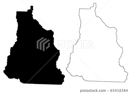 Cook County, Georgia (U.S. county, United States - Stock Illustration ...