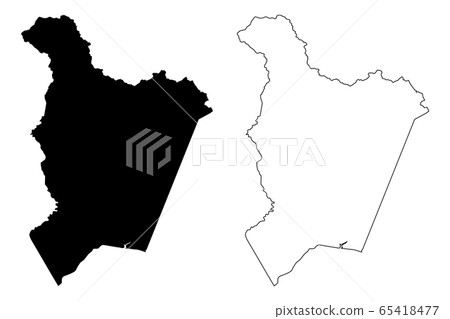 Habersham County, Georgia (U.S. county, United - Stock Illustration ...