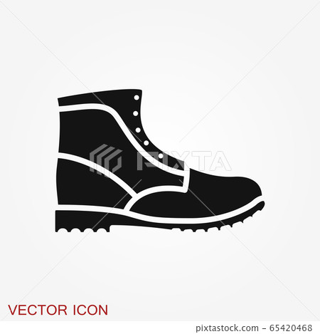 Timberland vector icon. Minimalist vector - Stock Illustration ...