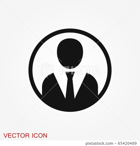 Suit vector icon symbol isolated on background.. - Stock Illustration ...
