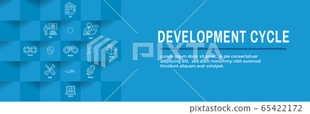 Development Operations & Life Cycle - DevOps Icon - Stock Illustration ...