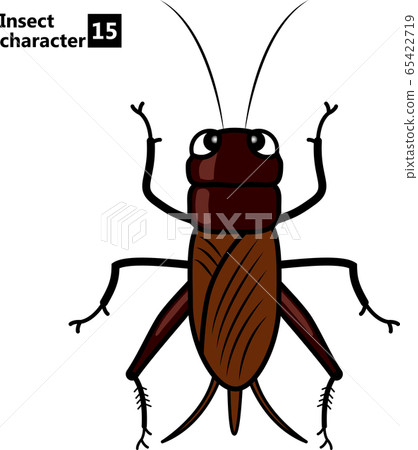 Anthropomorphic Insect Illustrations | Cricket... - Stock Illustration ...