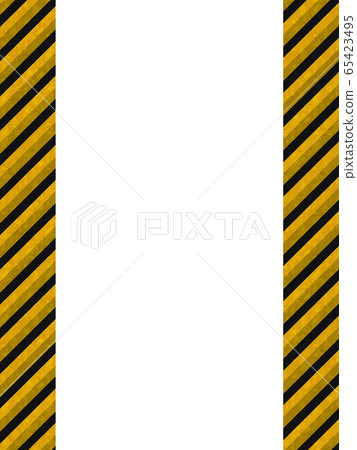 Dangerous color frame - Stock Illustration [65423495] - PIXTA