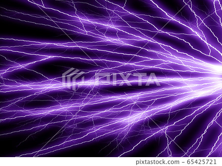 Abstract blue lightning - Stock Illustration [65425721] - PIXTA