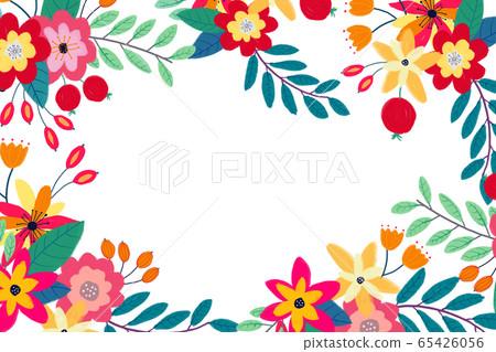Abstract beautiful rose flower illustration - Stock Illustration ...