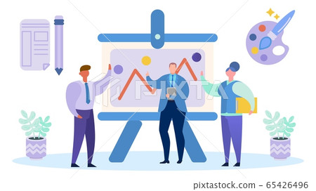 Art design, designer is working on his project,... - Stock Illustration ...