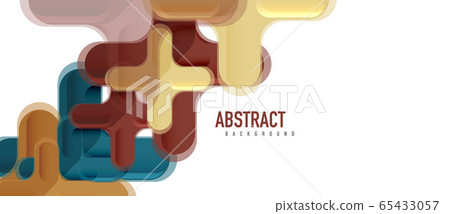 Glossy multicolored plastic style cross... - Stock Illustration ...