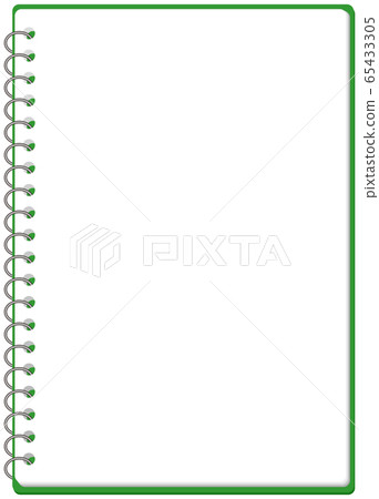 Sketchbook ring notebook frame illustration vector - Stock Illustration ...