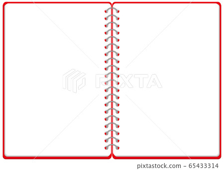 Sketchbook ring notebook frame illustration vector - Stock Illustration ...